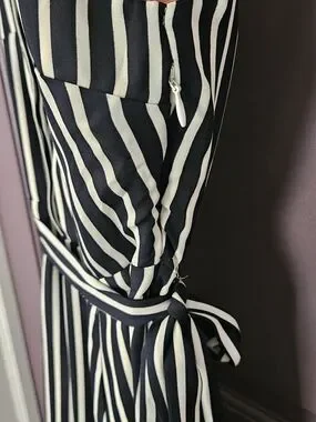 Banana Republic | Dresses | Banana Republic Black And White Vertical ...